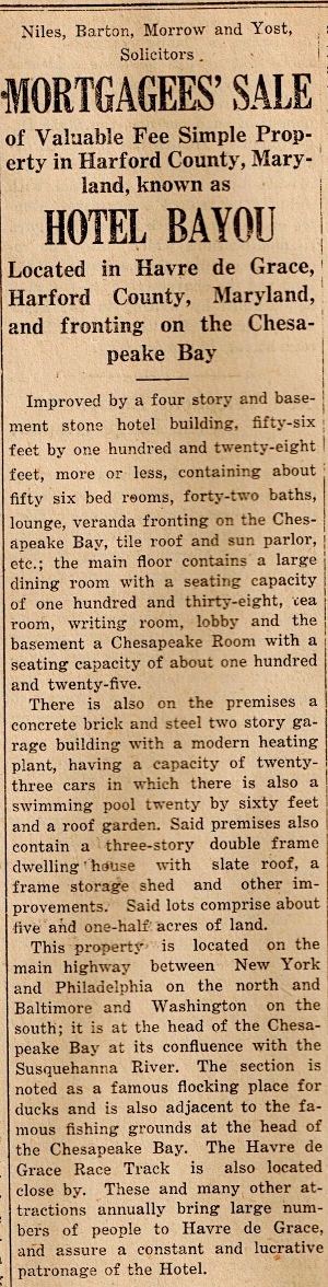 Eps 35 The Amazing Bayou Hotel, Havre de Grace, MD - Bahoukas.NET